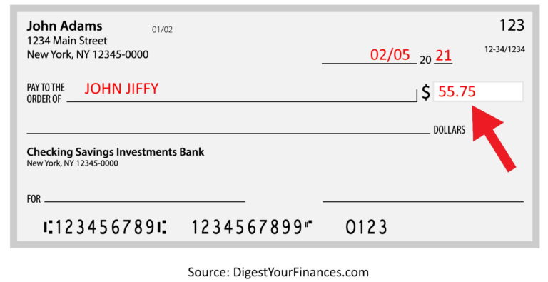 How To Write Cents on a Check Properly in 3 Steps - Digest Your Finances